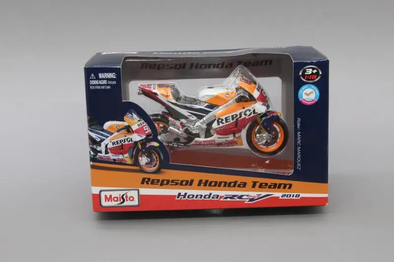 Maisto 1:18 Honda Repsol#93 Марк Маркес мотоцикл велосипед Модель в ...