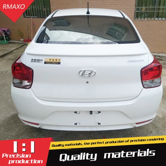 Aerofólio traseiro para hyundai verna 2017, spoiler abs, cor primer ...