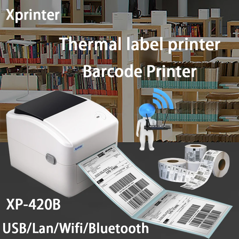 Xprinter 420B impresora de etiquetas térmicas impresora de código de ...