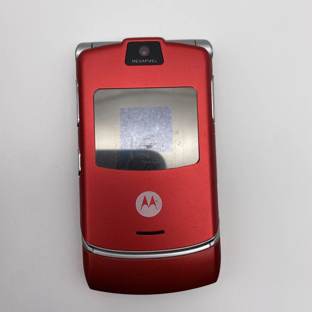 Motorola Razr Flip Phone Red