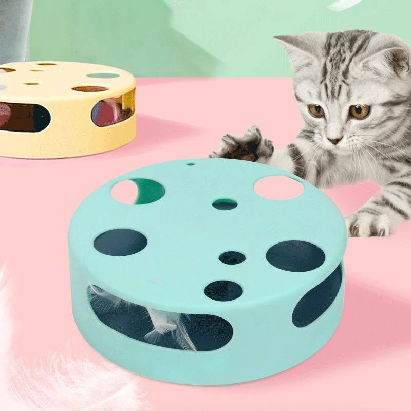 Electric Cat Toy Smart Interactive Teasing Cat Stick Crazy Game ...