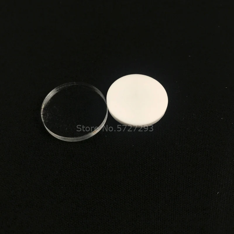 50pcs/lot Small Round Acrylic Sheet Diy Discs With Protective Paper ...