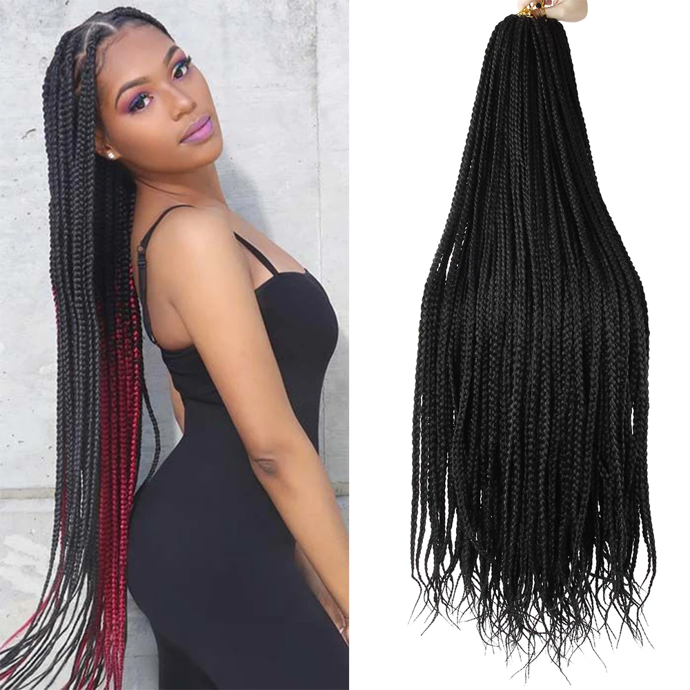 Blue Box Braids