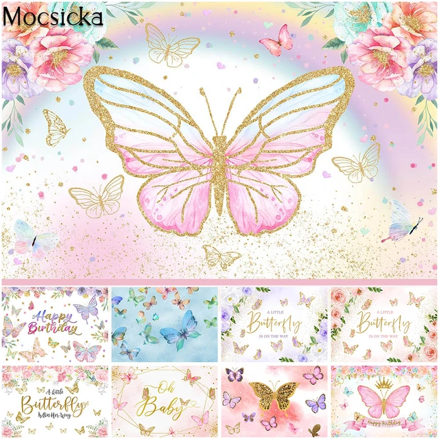 Sfondo Farfalla Rosa Caldo