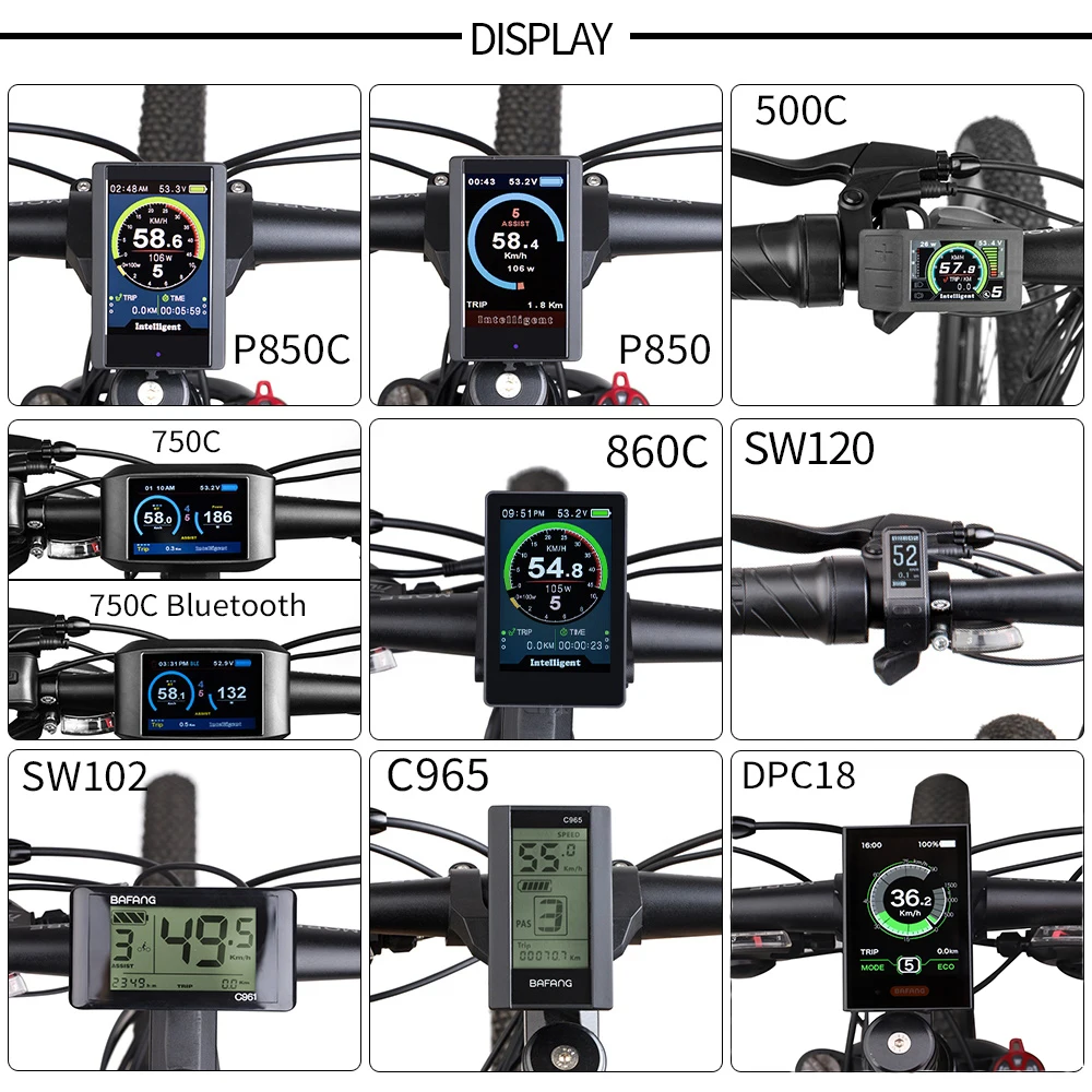 Bafang Hub Motor Display | Electric Bicycle Display | Bicycle ...