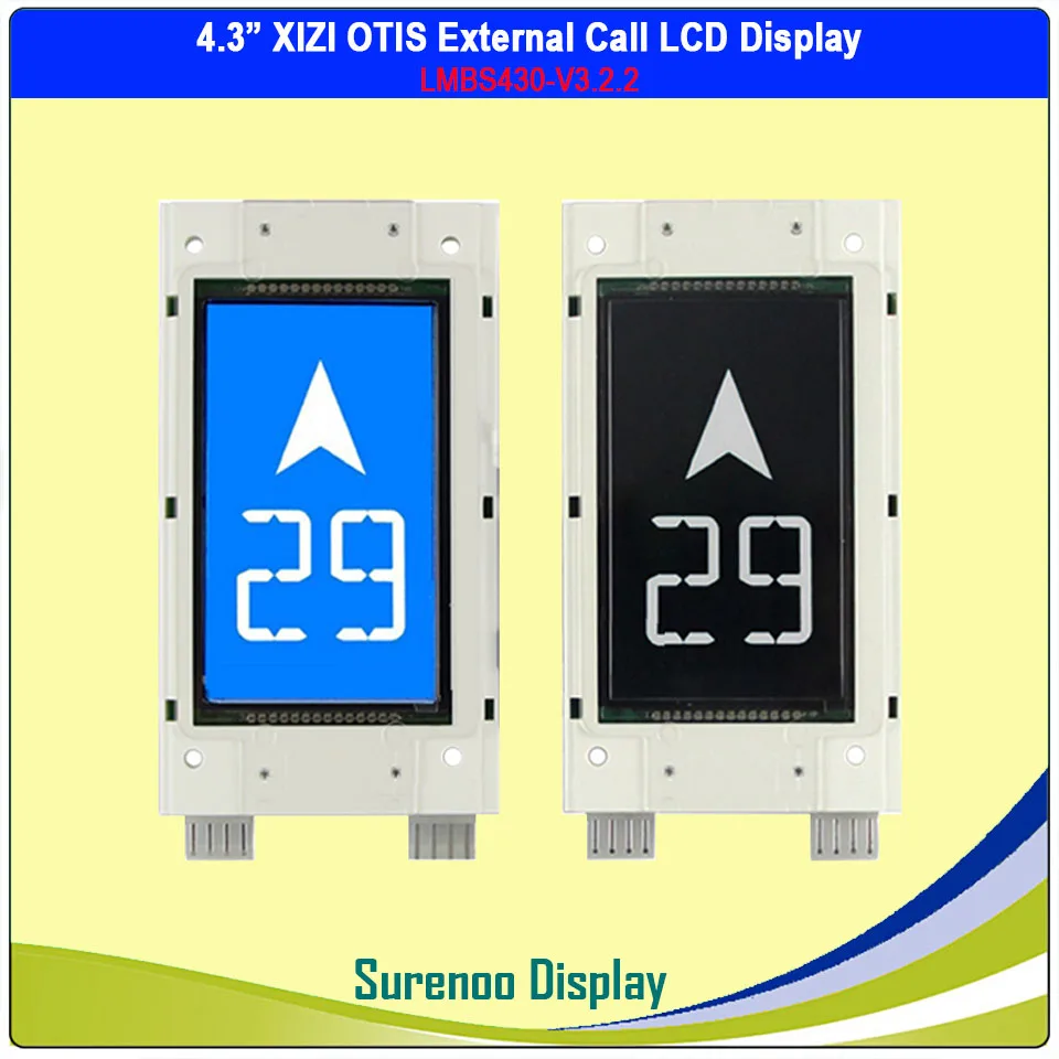For Original Xizi Otis External Call Lcd Display Panel Module 4.3" Inch ...