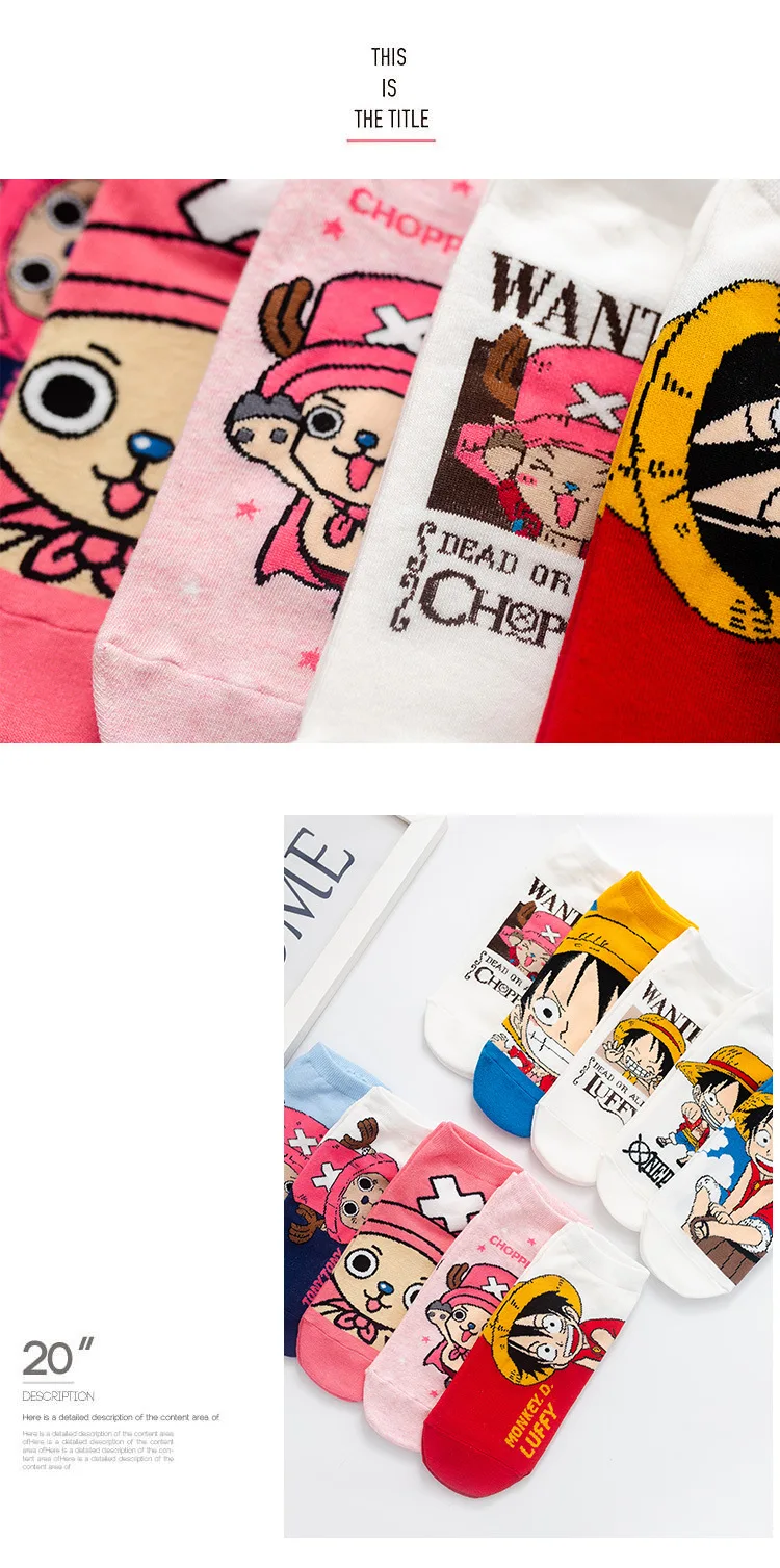 One Piece Anime Socks | One piece Merchandise | Up to 80% Off & Free ...