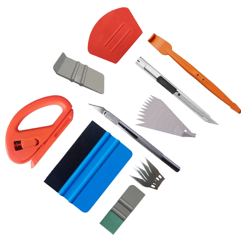 Car Wrapping Tint Install Tool Scratch Free Squeegee Magnetic Stick ...
