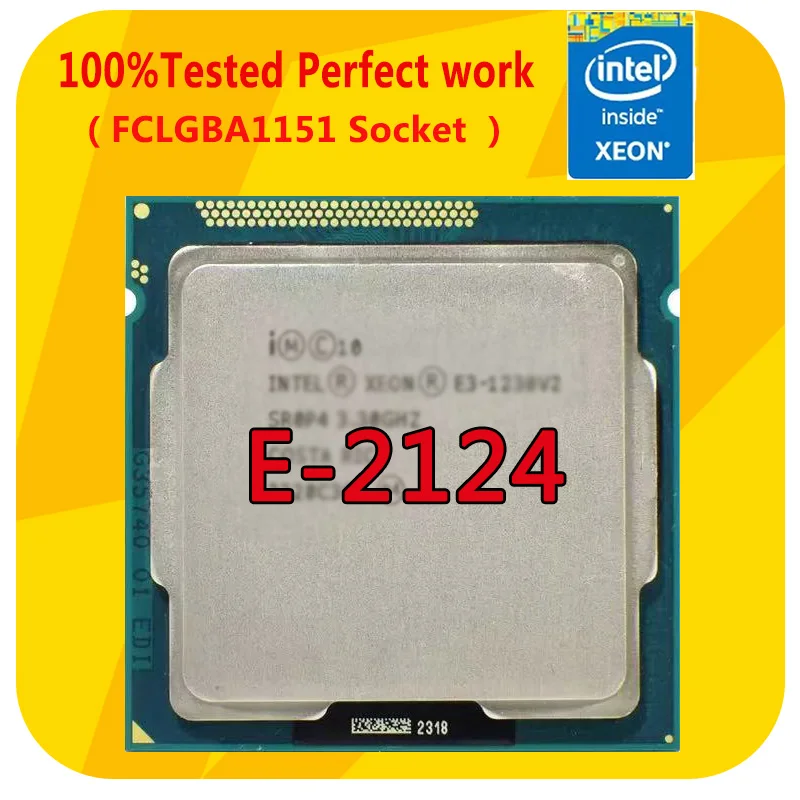 E 2124 Intel Xeon E 2124 3,3 GHZ Quad Core TDP 71W CPU, procesador ...
