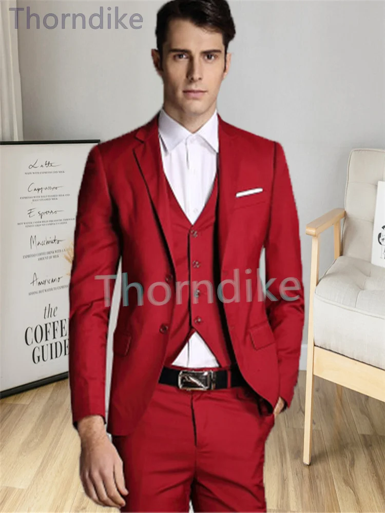 Cindy Dike traje de tres piezas para hombre, ropa informal de moda ...