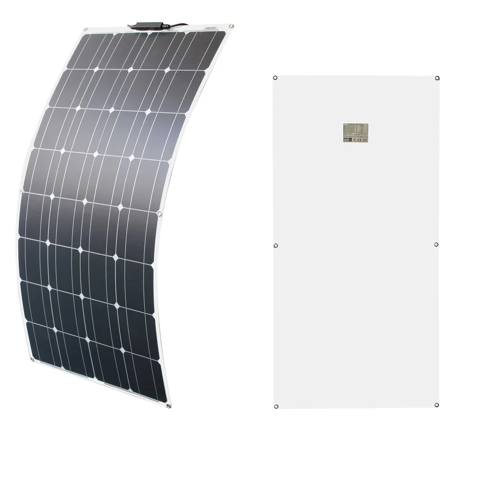RG 5 pcs 100w Solar Panel semi flexible 500W solar system Photovoltaic ...