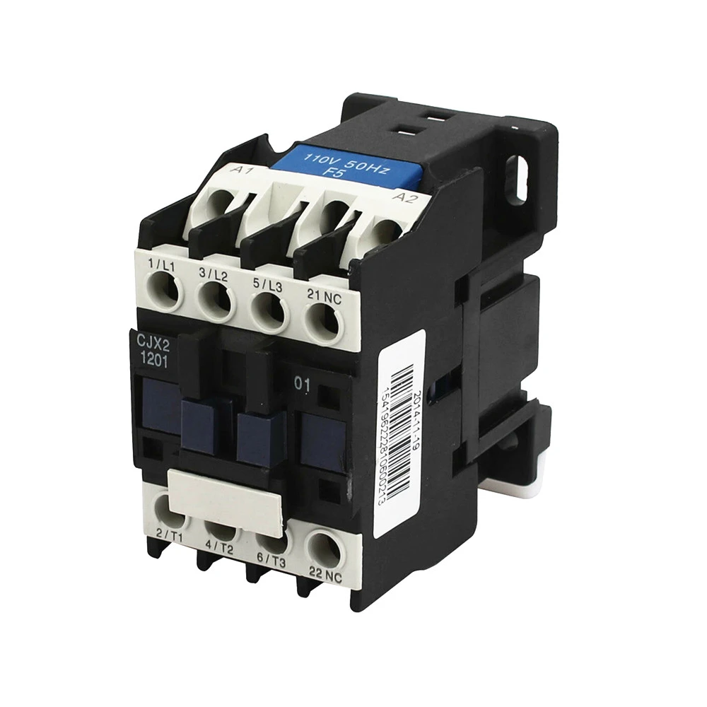 CJX2-1201 110V Coil 50/60Hz AC Contactor Electric 3 Pole 3P+NC 690V Ui ...