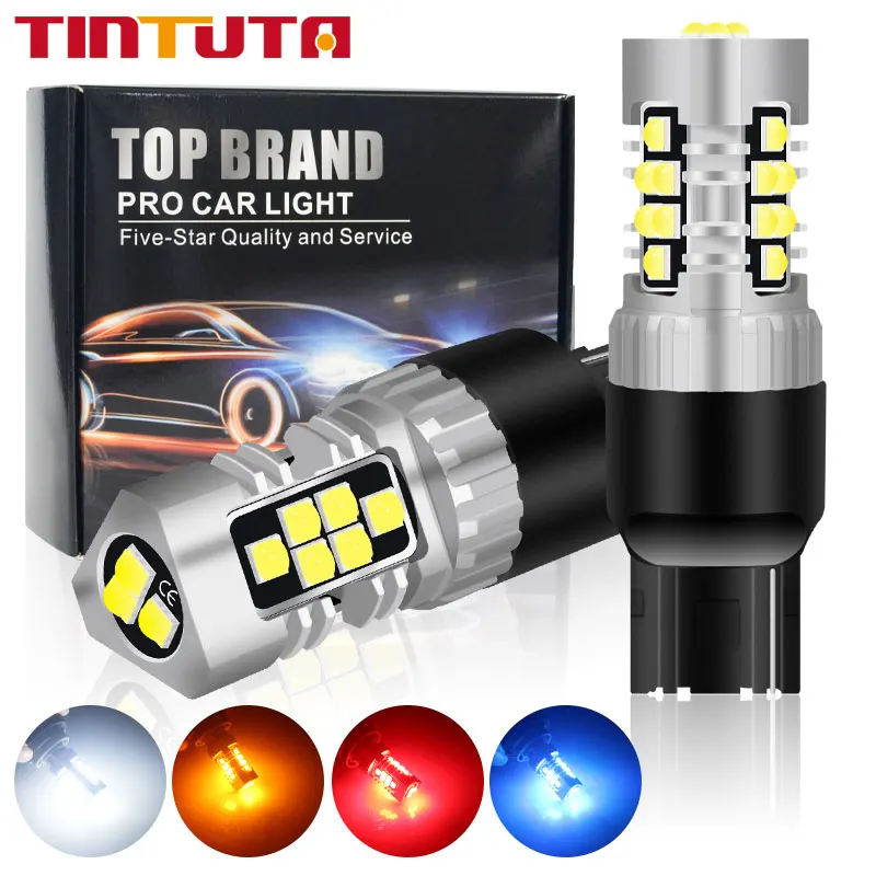 Tintuta 1pc T20 W21/5w 7443 W21w 7440 W21/5w Led Car Led Signal Lamp ...