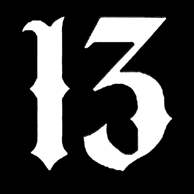 Lucky Number 13 Clip Art