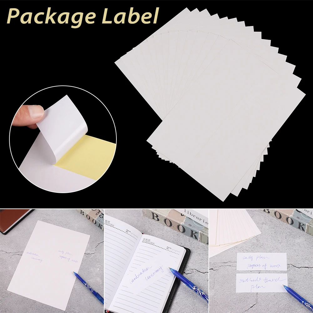 5 Sheets Writable A4 Labels Self Adhesive Sticky Package Label For ...