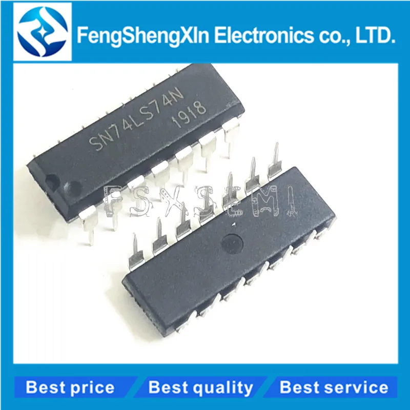10pcs/lot HD74LS74AP DIP 14 HD74LS74 74LS74 SN74LS74AN SN74LS74N IC ...