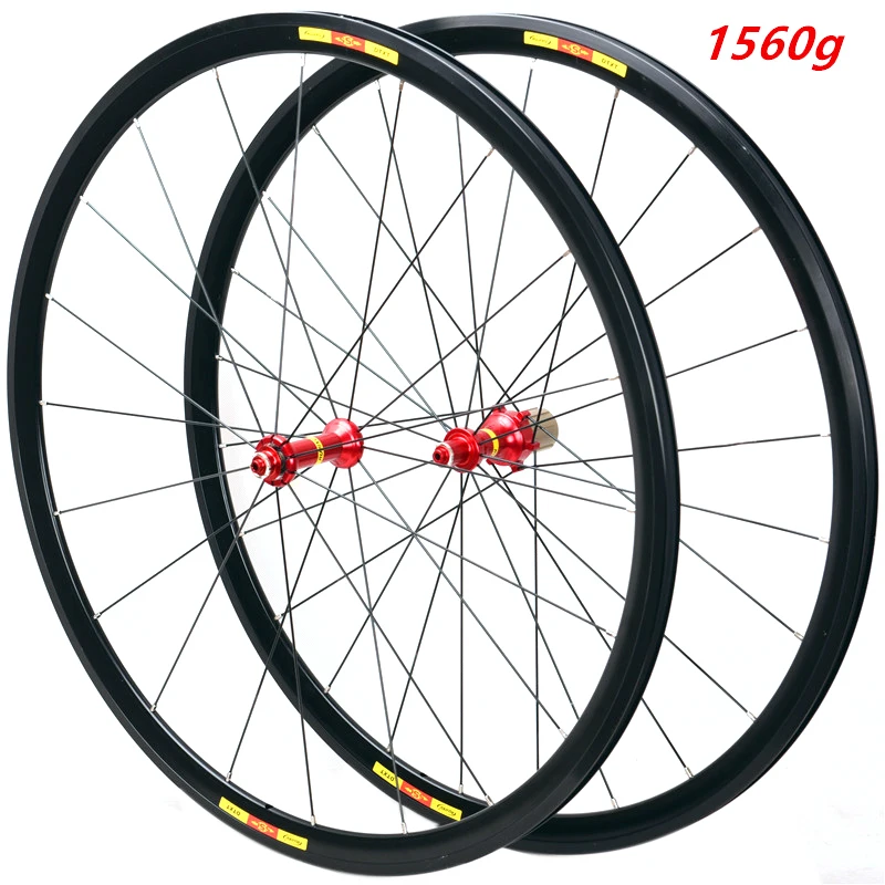1560g Ultra light bike wheelset 700C 16/ 21H V Brake bmx Road Bicycle ...