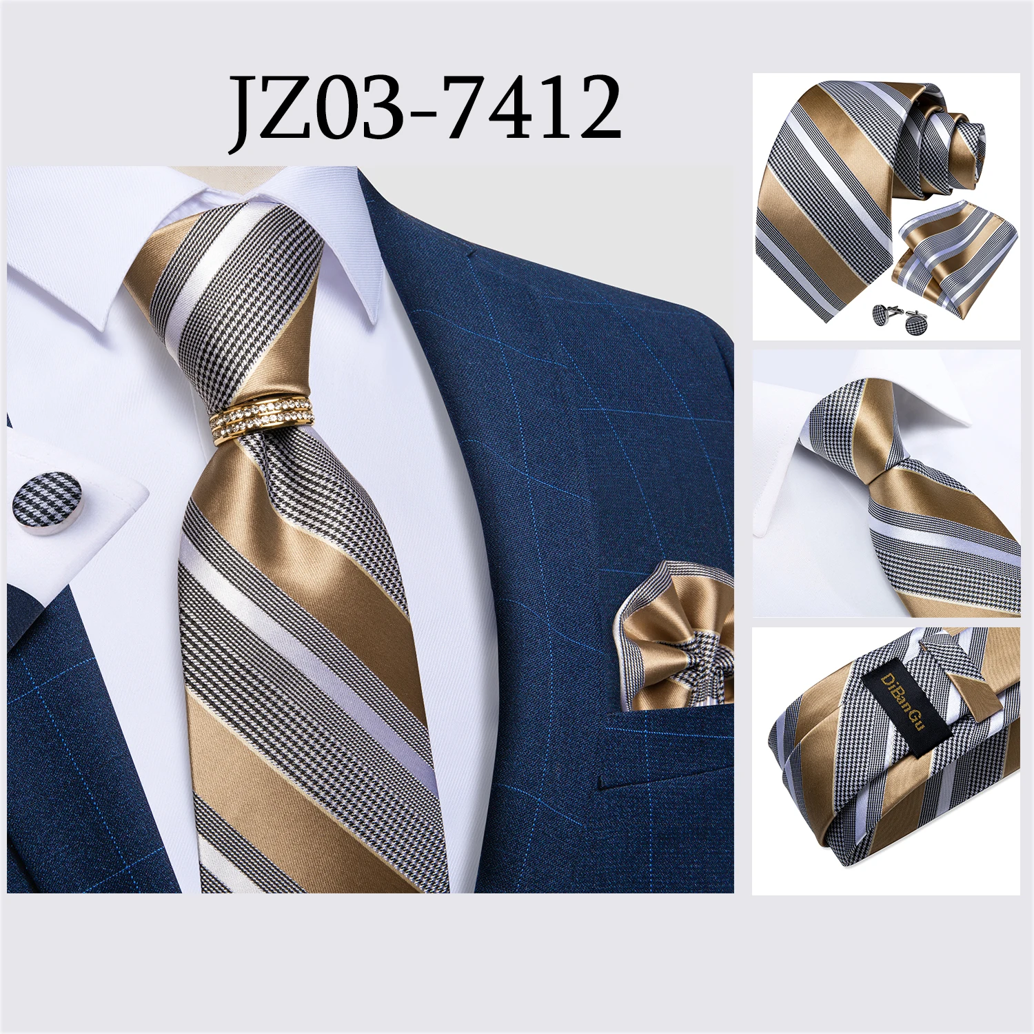 Cravate,accessoires mariage cadeau cravate homme cravate luxe en soie ...