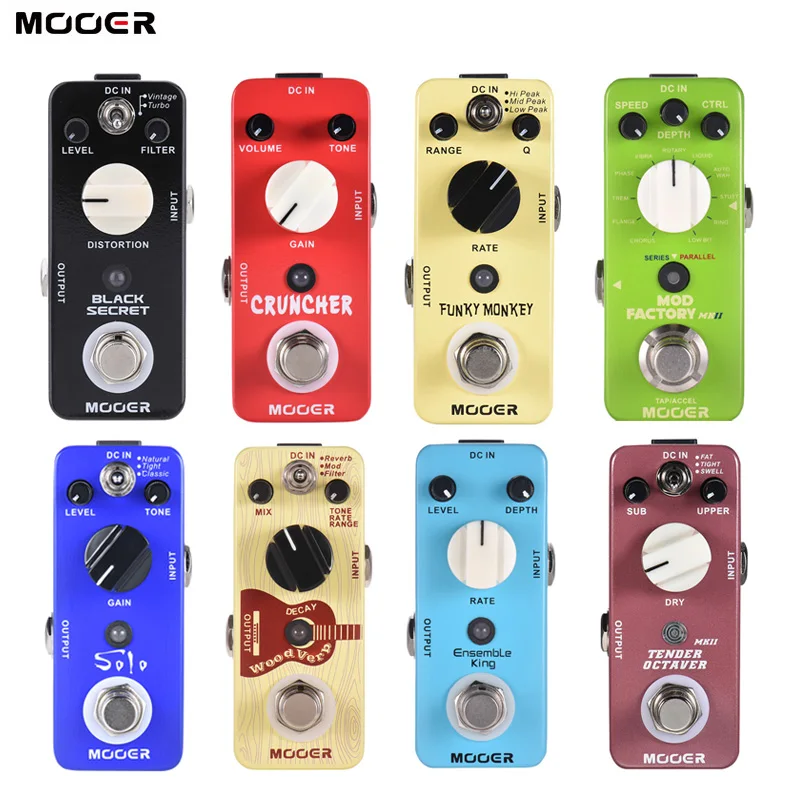 Mooer Guitar Effect Pedal mooer Black Secret Micro Mini Distortion ...