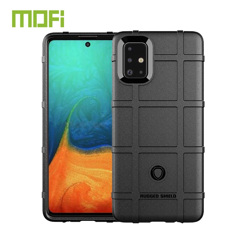 جراب واقٍ متين وسميك لهاتف Samsung A71 ، جراب TPU كامل مقاوم للصدمات ...