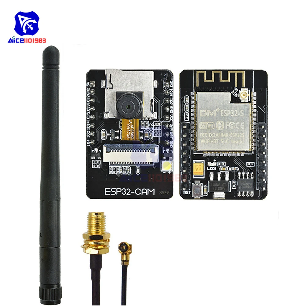 diymore ESP32 CAM ESP32 S WIFI Wireless Bluetooth Board OV2640 2MP Camera Module TF Card Slot ...