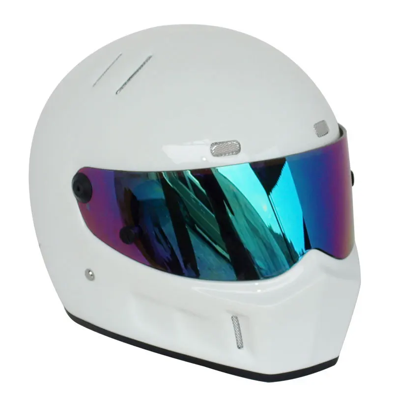 FRP Hard Shell Full Face Motorcycle Helmet ATV 1 For Karting Car ...