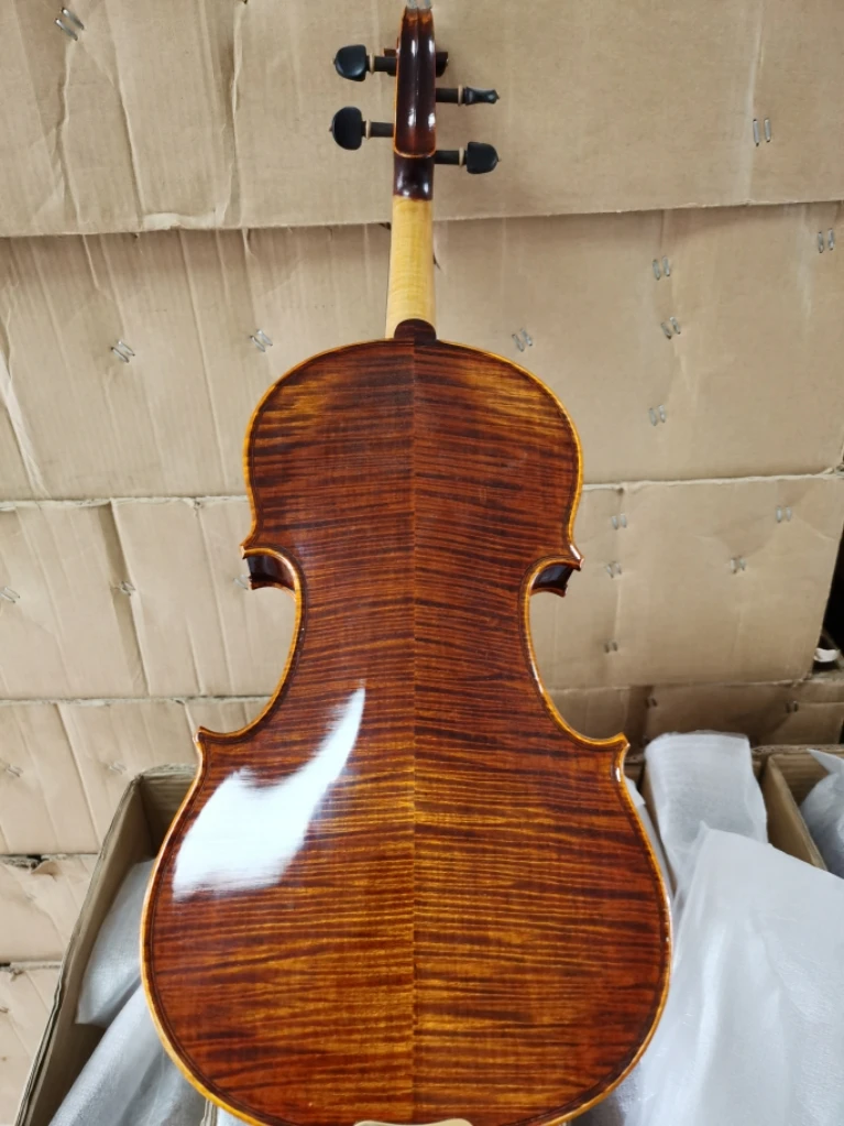 Stradivari-avan-ado-olid-madeira-violino-4-4-natural-rico-chama ...