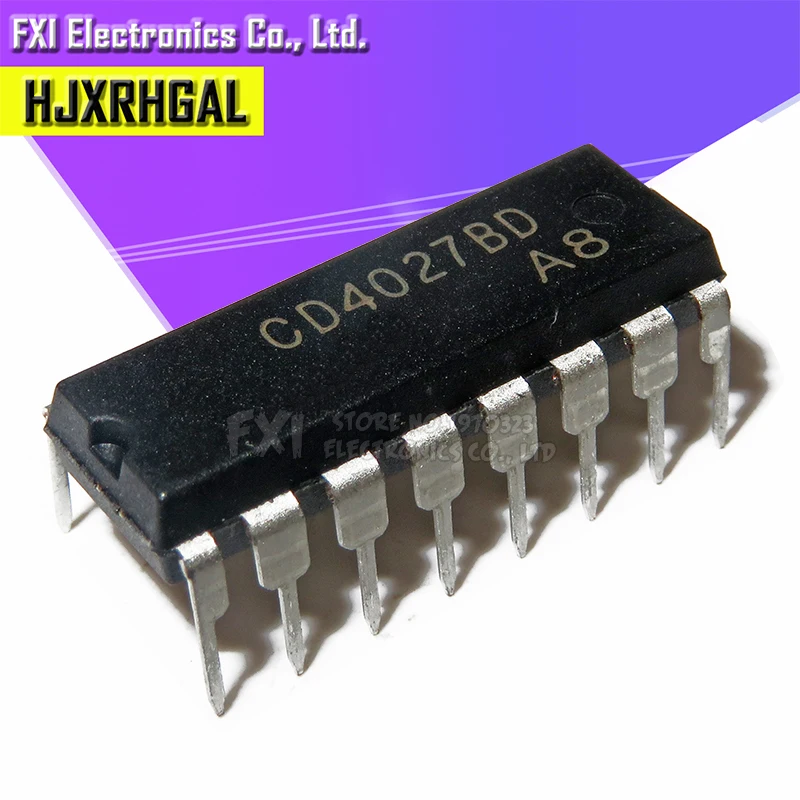 10pcs Cd4027be Cd4027 Dip16 Dip New Original - Integrated Circuits ...