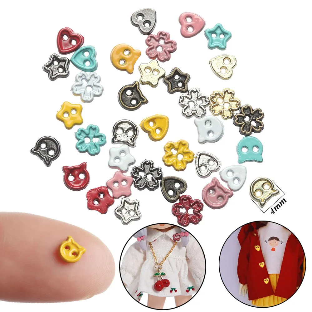 Button Mini Doll Clothes | Doll Accessories Mini Button | Diy ...