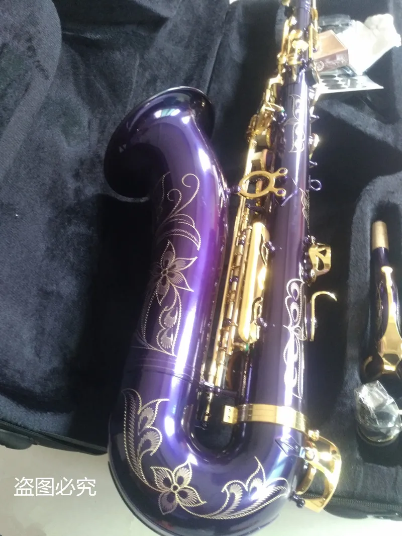 Purple Tenor Saxophone