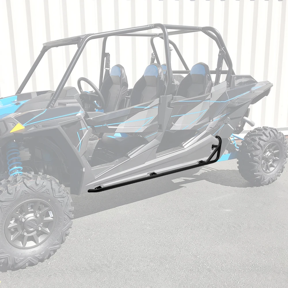 KEMIMOTO UTV Black Side Bumper Nerf Bar Rock Slider for Polaris RZR XP4 ...