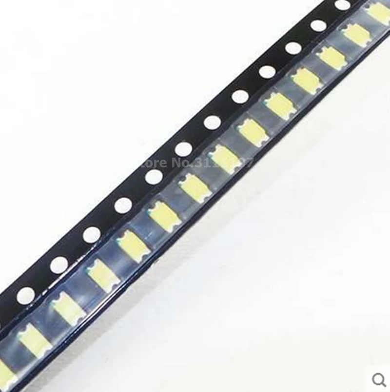 200 개/몫 1206 화이트 SMD LED 다이오드 빛 3216 다이오드 SMD 슈퍼 밝은 1206 led 3.2*1.6mm ...