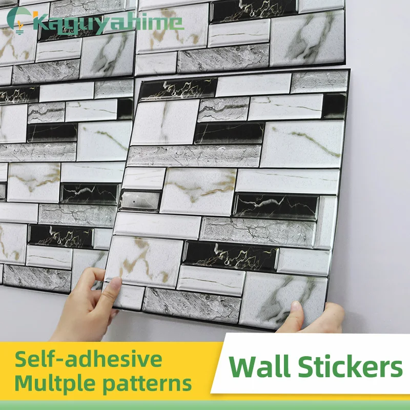KPS-3D-Stone-Self-Adhesive-Wall-Stickers-Decor-Pattern-Brick-Waterproof ...