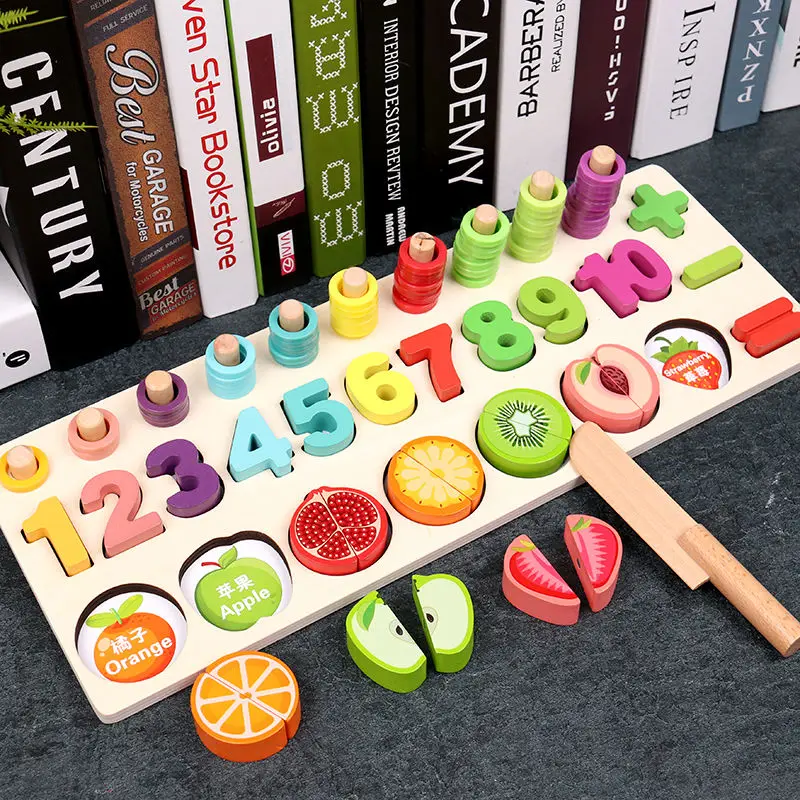 Математические Игрушки Деревянные Монтессори Обучающие Детские ...
