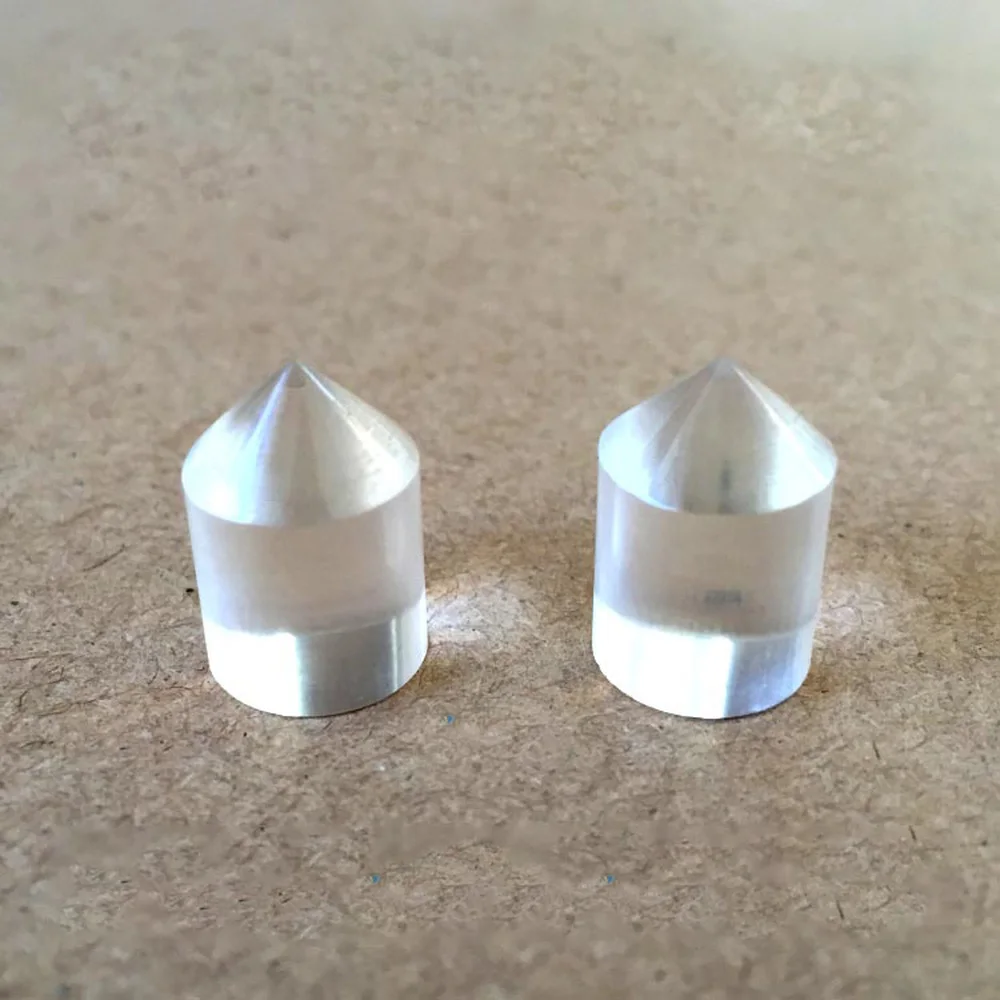 90 degree conical lens diameter 10MM height 15MM optical experimental ...