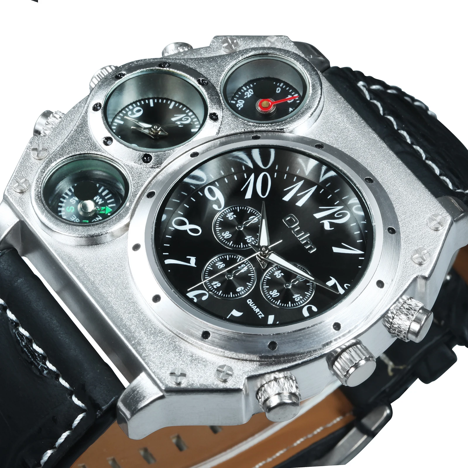 Oulm 1349 New Sport Watch Men Super Big Large Dial Male Quartz Watches ...