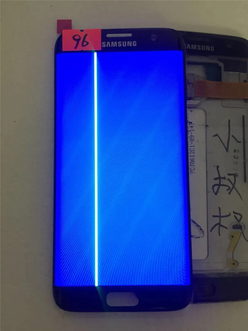 5,5 ''AMOLED lcd для SAMSUNG Galaxy s7 edge G935 G935F сенсорный экран дигитайзер дисплей с линейкой