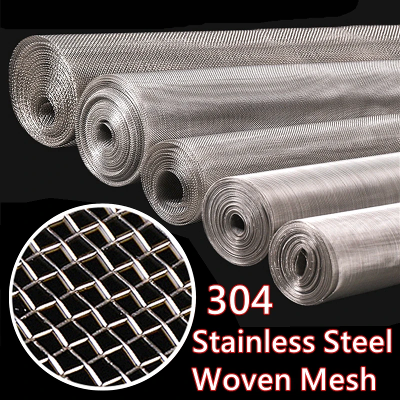 304-Stainless-Steel-Filter-Mesh-Screen-4-500-Mesh-Stainless-Steel-Woven ...