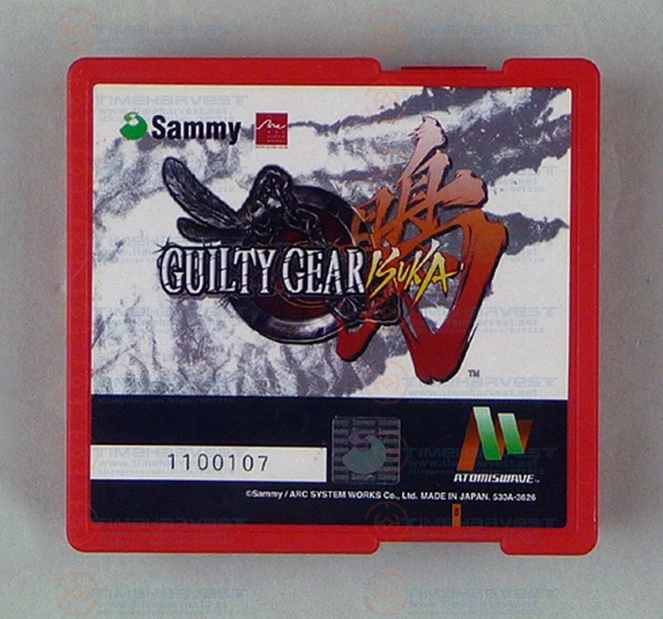 Sammy atomiswave reproduction used Game Guilty Gear cartridge Game card ...
