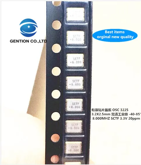 10pcs 100% orginal new Active SMD crystal oscillator OSC 3225 3.2X2.5 4 ...