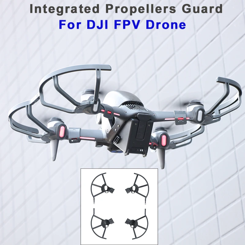 For-DJI-FPV-Propeller-Guards-Integrated-Propellers-Protector-Shielding ...