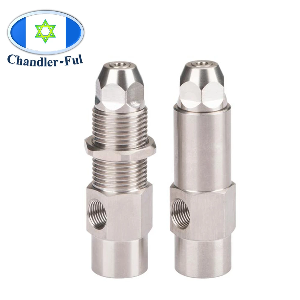 Fuel Burner Gas Two-fluid Nozzle Oil Air Atomizing Brass - AliExpress