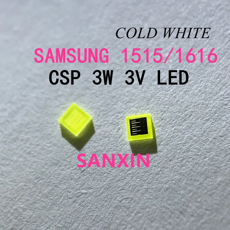 100pcs samsung LED LCD Backlight TV Application LED Backlight 3W 3V CSP ...