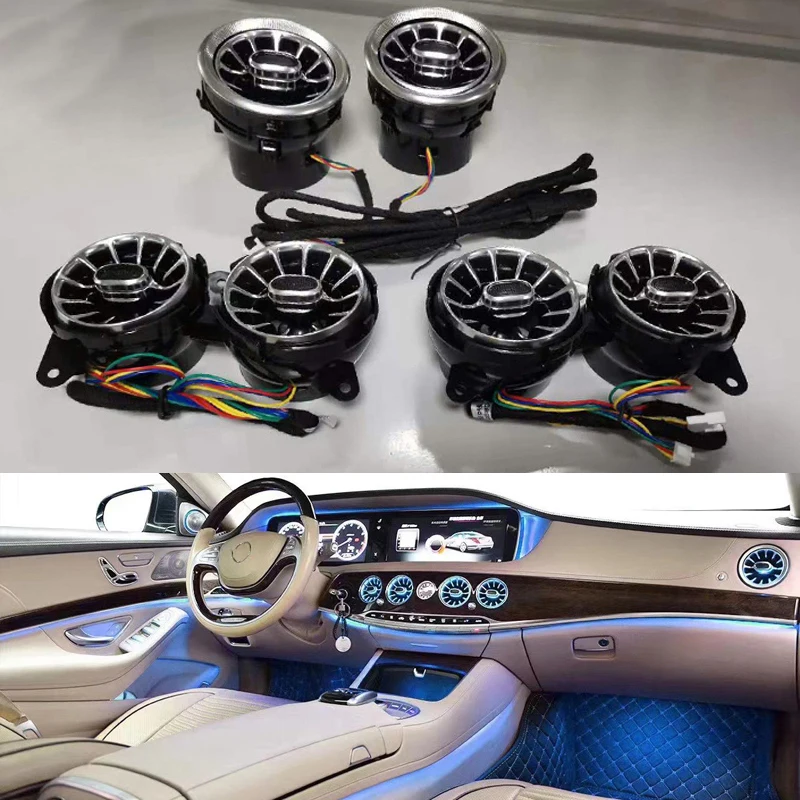 Console dianteiro automotivo mercedes benz s class w222, painel de led ...