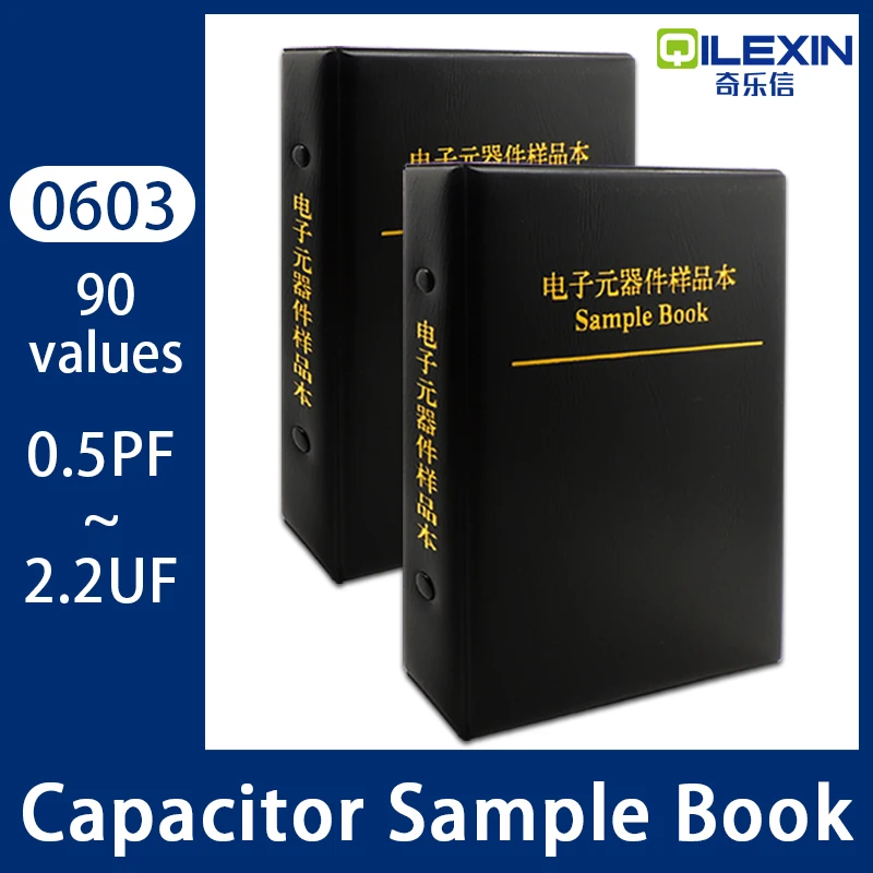 0603-SMD-Capacitor-Sample-Book-Capacitors-Assortment-Kit-Pack-90-values ...