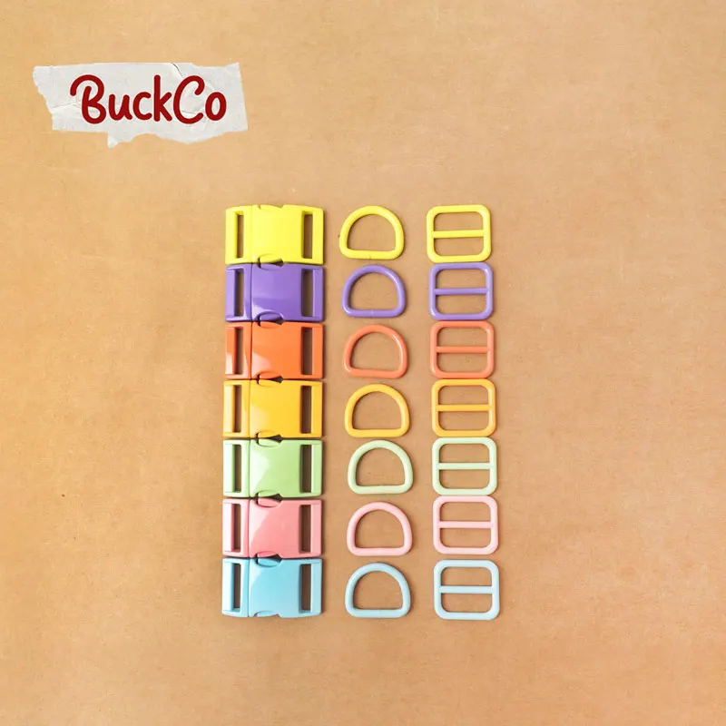 1set Retailing 25mm webbing sewing spray paint buckle set (metal buckle ...