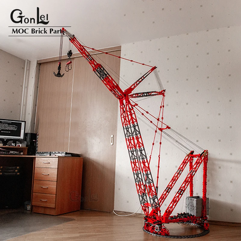 NEW Mammoet PTC-200-DS Ring Crane RC DIY Remote Control Building Blocks ...