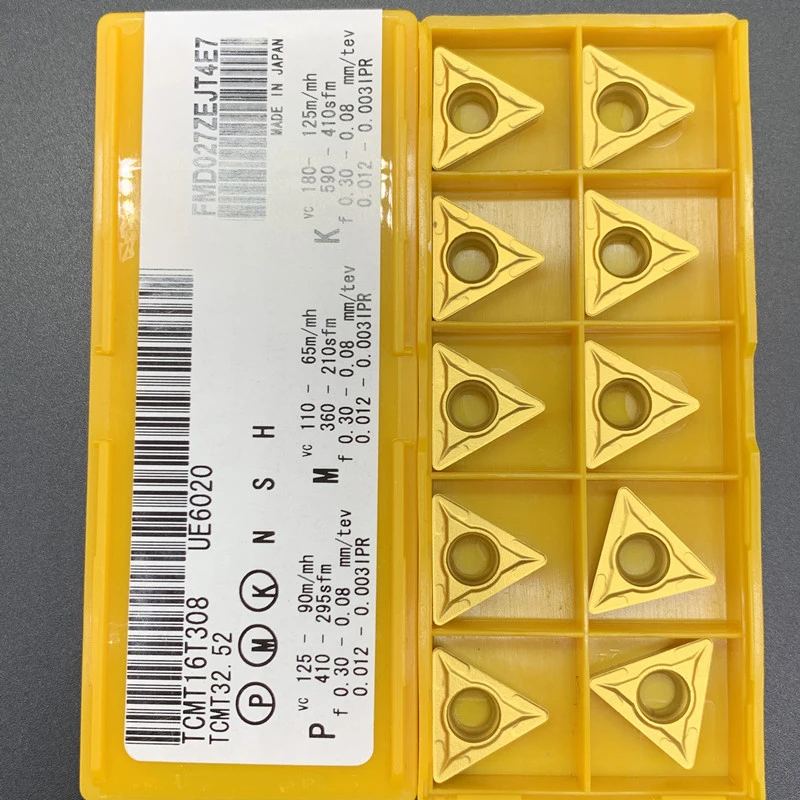 carbide inserts turning tool TCMT16T308 VP15TF UE6020 Internal Turning ...