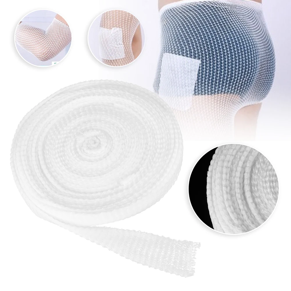 10M/Roll Elastic Net Wound Dressing Bandage Stretchable Medical Nursing ...