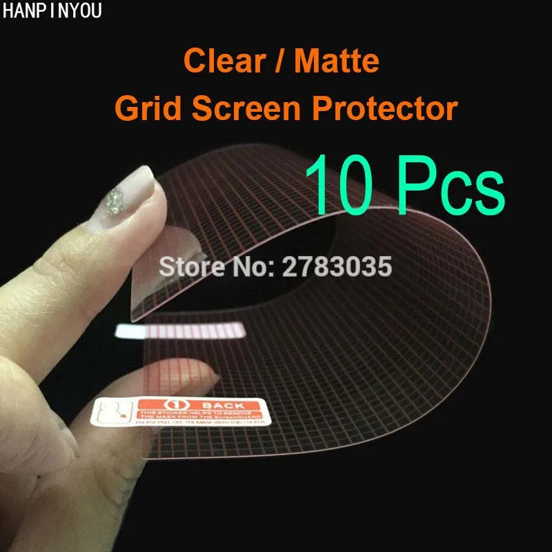 10Pcs/Lot 5 6 7 8 Inch Universal Clear Glossy/Anti Glare Matte DIY Grid ...